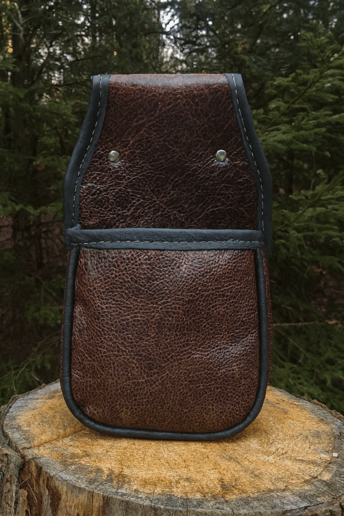 Full-Grain Cowhide Leather Double Shotgun Shell Pouch DSB-2037 ...